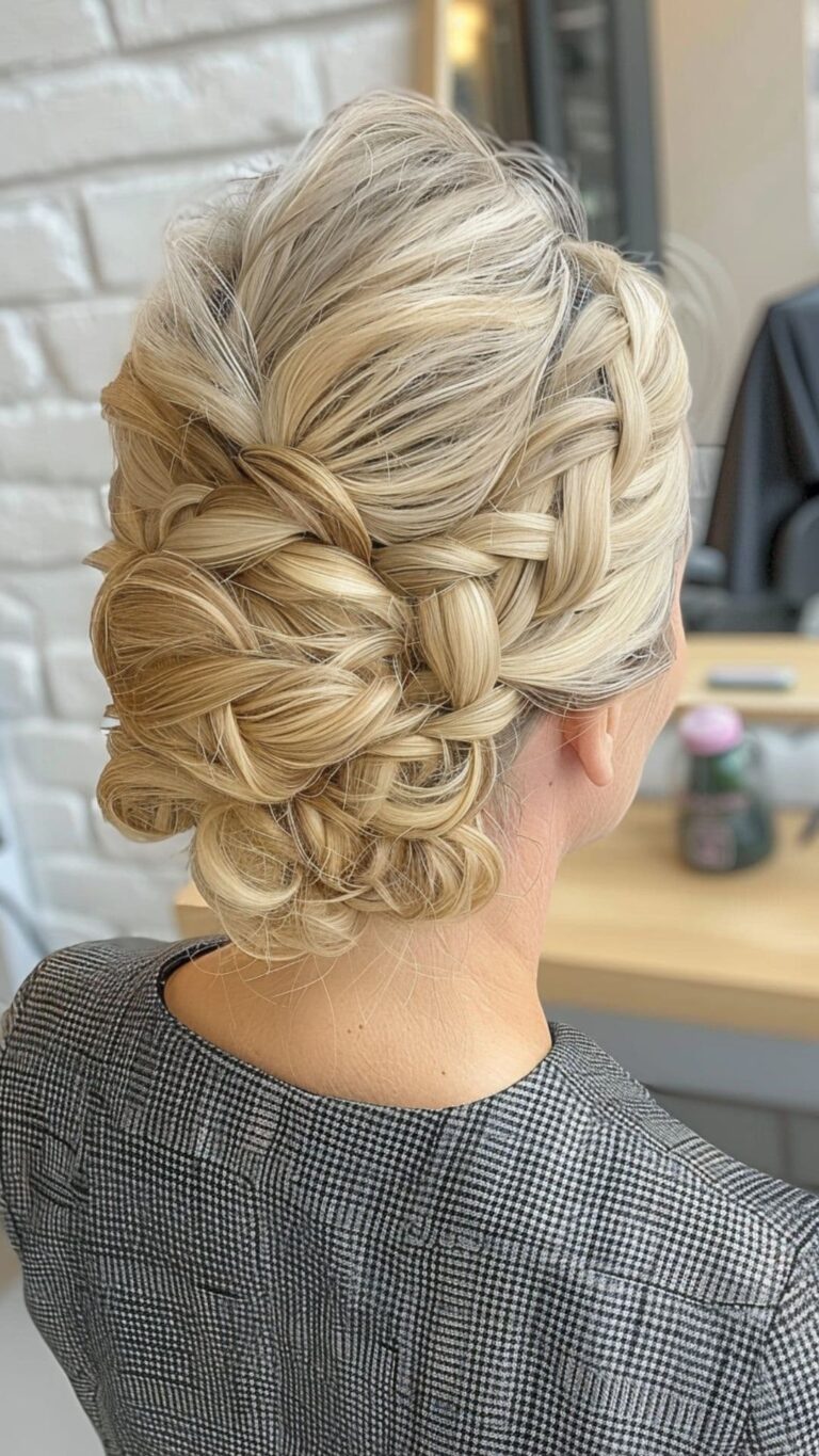 19 Elegant Updos for Older Women: Timeless Styles for Every Occasion ...