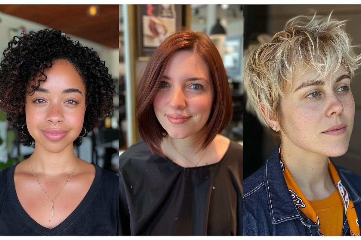 Perfect Short Haircuts for Oval Faces: 25 Styles to Try Now | Lookosm