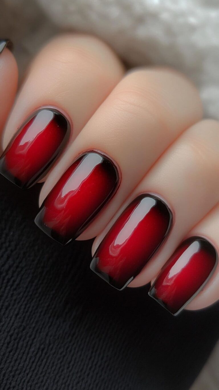 23 Red Fall Nail Ideas to Nail the Perfect Autumn Vibe | Lookosm